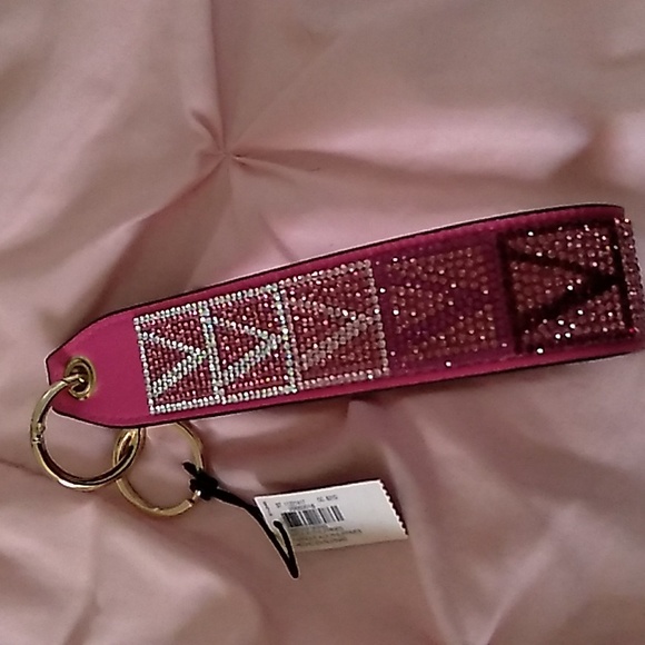 Other | Victorias Secret Key Chain Pink Bling Logo | Poshmark